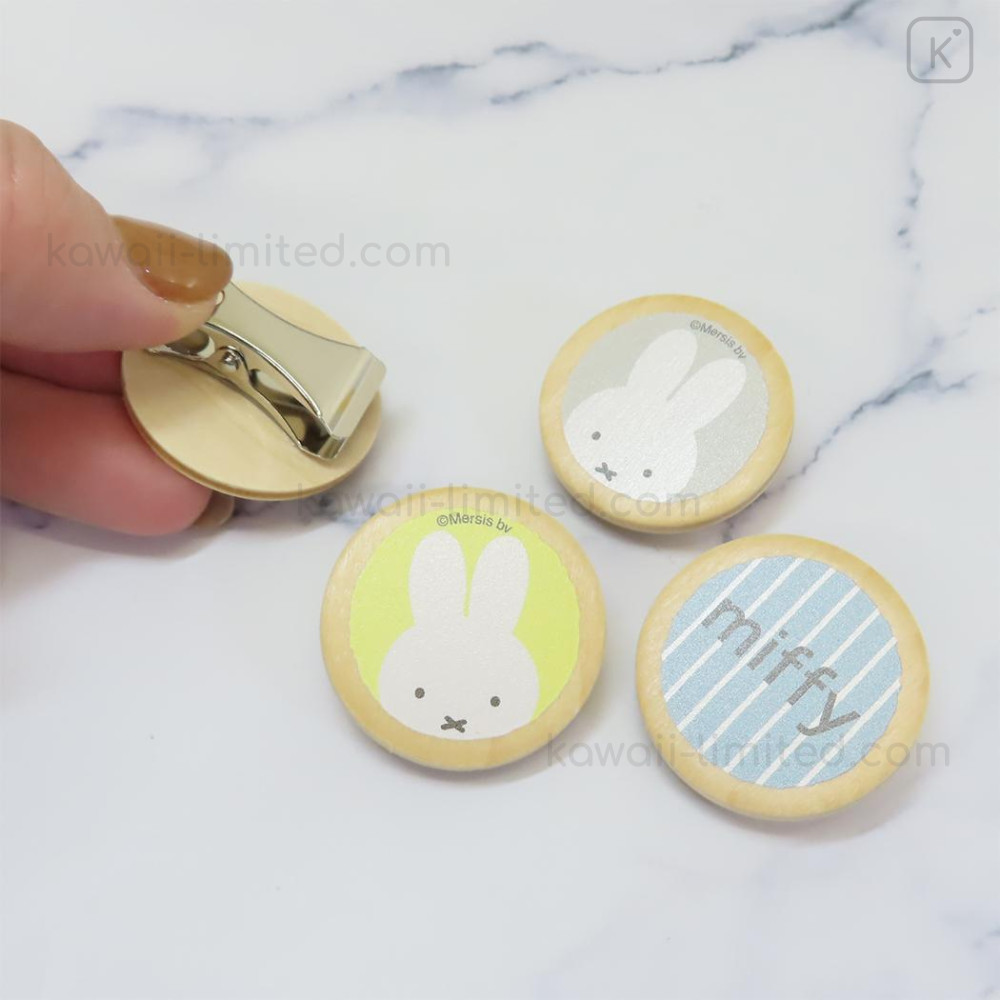 Japan Miffy Clip Set - Miffy : Face Colorful | Kawaii Limited