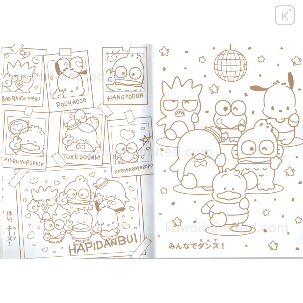 badtz maru coloring sheet