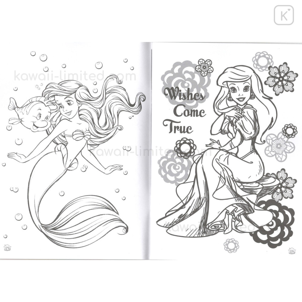 little mermaid disney coloring pages