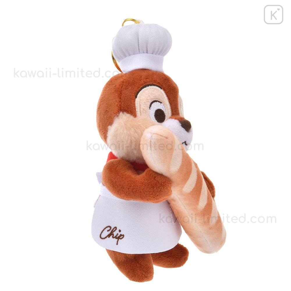 Japan Disney Store Plush Mascot Keychain - Mickey's Bakery : Chip Chef ...