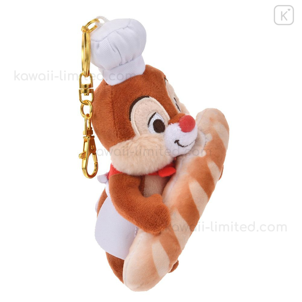 Japan Disney Store Plush Mascot Keychain - Mickey's Bakery : Dale Chef ...