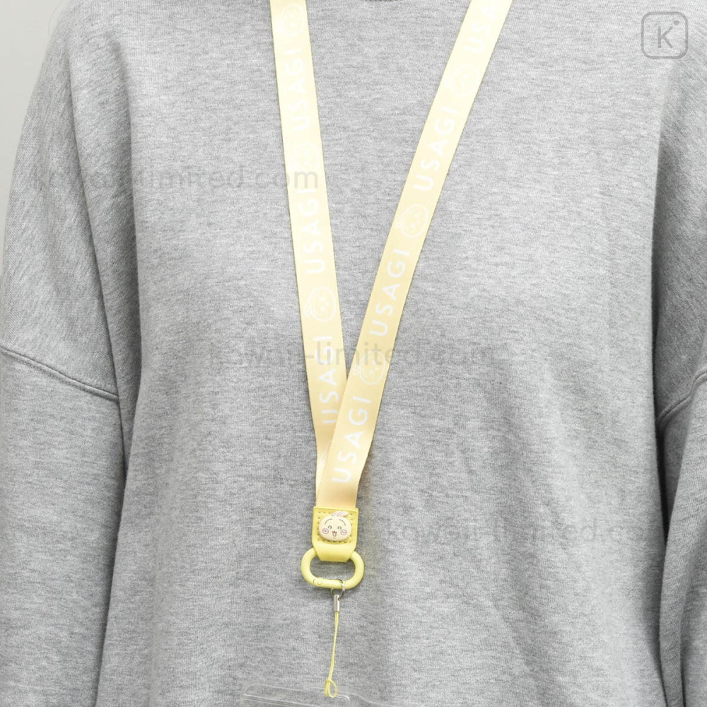 Japan Chiikawa Lanyard - Usagi : Name Tag | Kawaii Limited