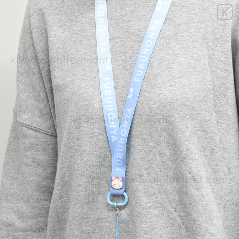 Japan Chiikawa Lanyard - Furuhonya Kani-chan : Name Tag | Kawaii Limited