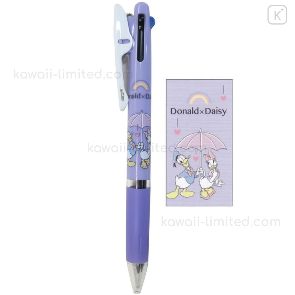 Japan Disney Jetstream 3 Color Multi Ballpoint Pen - Donald & Daisy ...