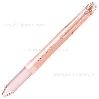 Japan Pilot Hi-Tec-C Coleto 4 Color Barrel - Pink Pearl | Kawaii Limited