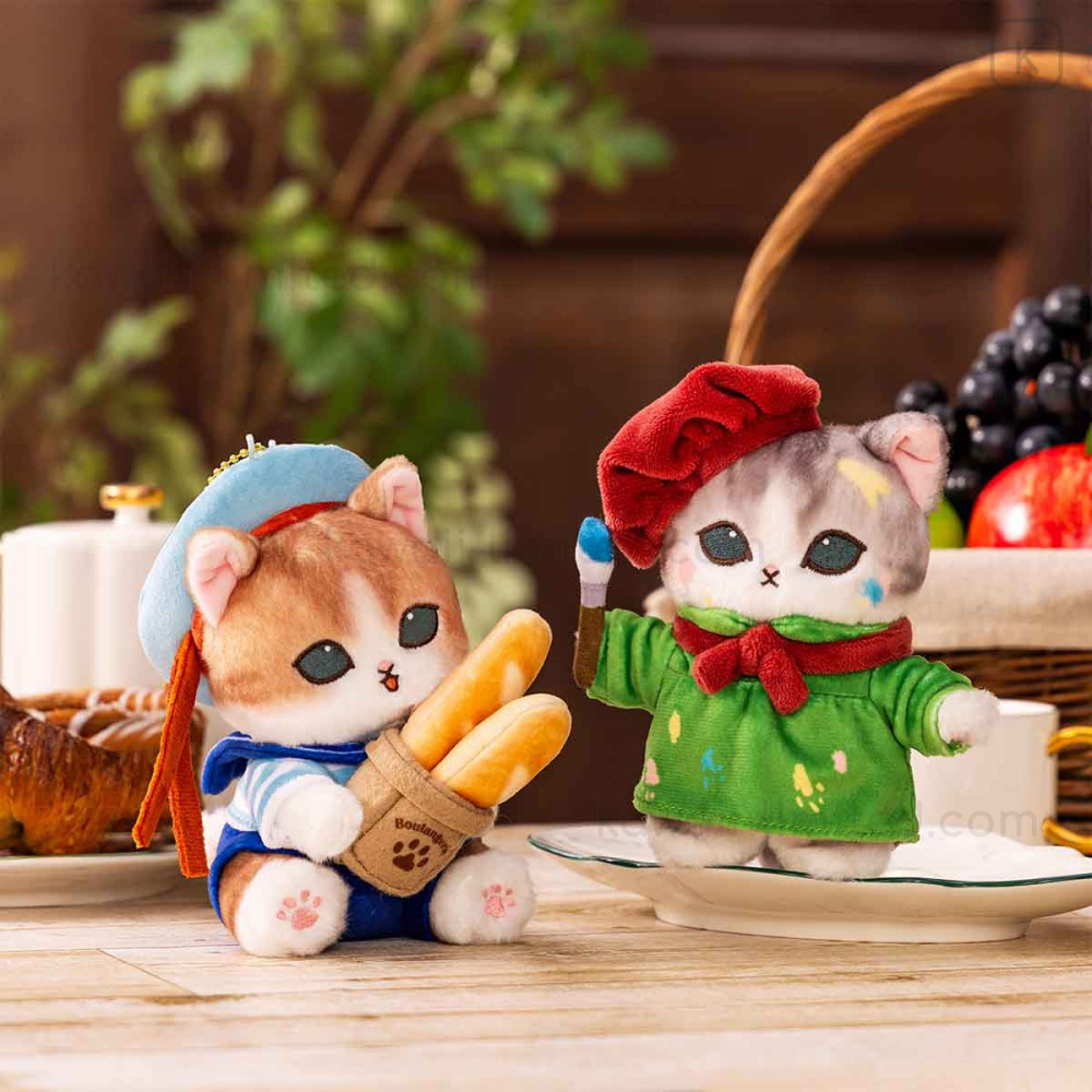 Japan Mofusand Mascot Holder - Mofumofu Journey Cat : Parisian French ...