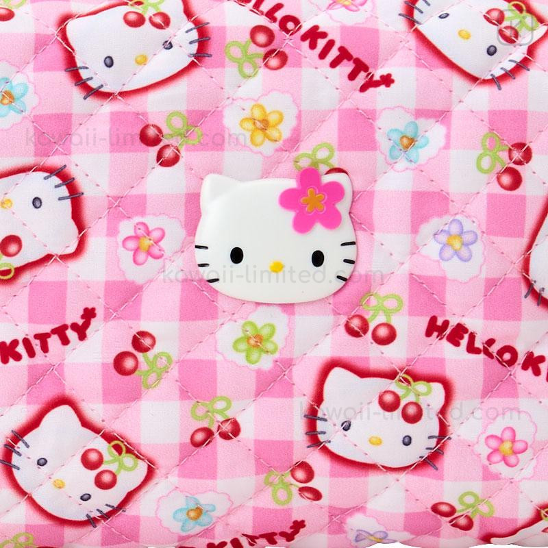 Japan Sanrio Original Pouch - Hello Kitty : Everyone Quilt | Kawaii Limited