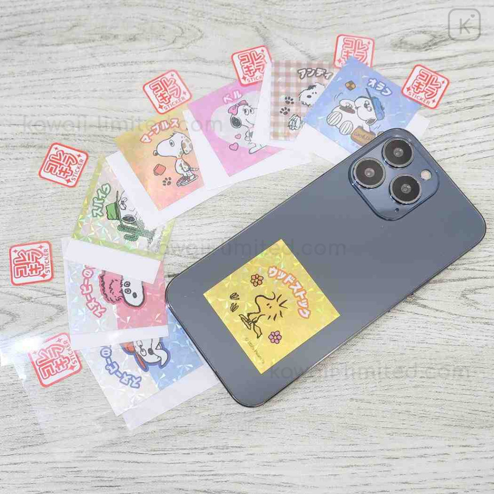Japan Peanuts Glitter Hologram Sticker - Snoopy : Spike | Kawaii Limited