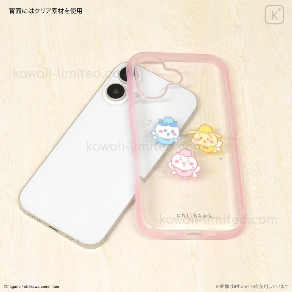 Japan Chiikawa IIIIfit Clear iPhone 16 Pro Case - Chiikawa & Hachiware & Usagi : Fairy | Kawaii ...