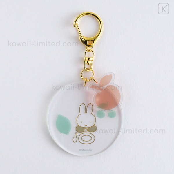 Japan Miffy Acrylic Keychain 2 Charm - Miffy : Color Shape Fruits ...
