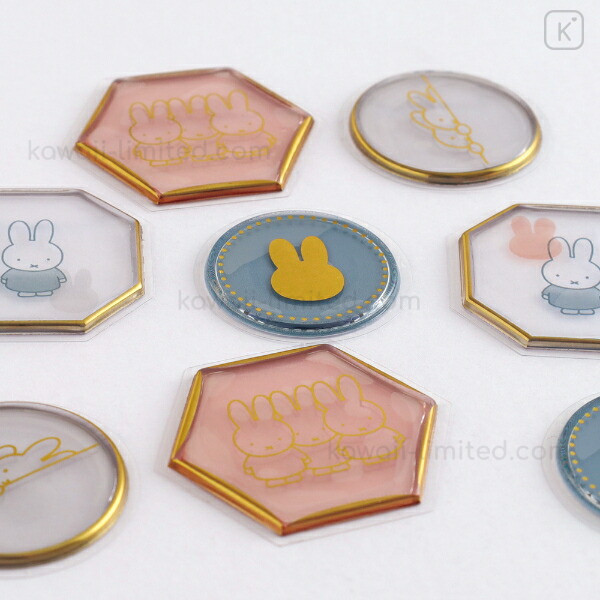 Japan Miffy Wax Style Seal Sticker - Miffy : Color Shape Friend | Kawaii Limited
