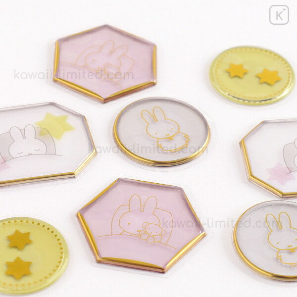Japan Miffy Wax Style Seal Sticker - Miffy : Color Shape Star | Kawaii Limited