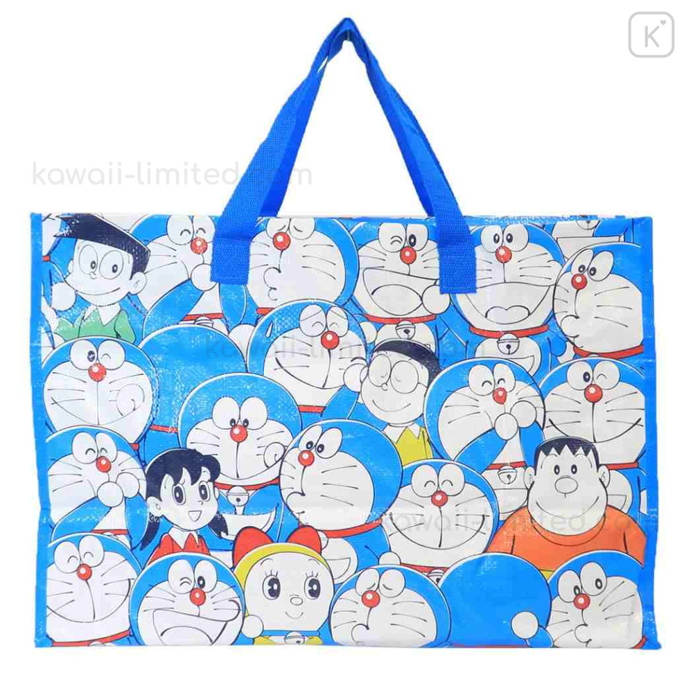 Japan Doraemon Souvenir Laminated Woven PP Eco Shopping Bag - Doraemon ...