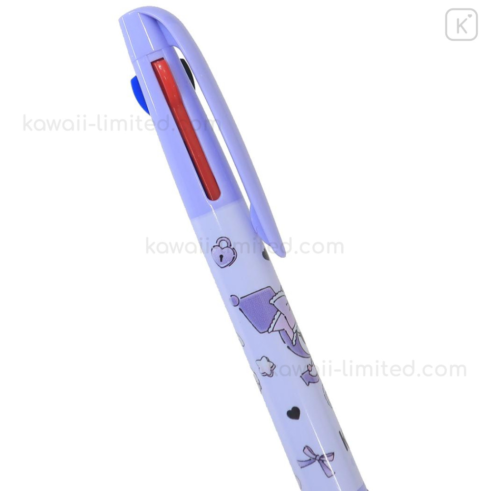 Japan Sanrio 3 Color Multi Ball Pen - Kuromi : Hug Bear | Kawaii Limited