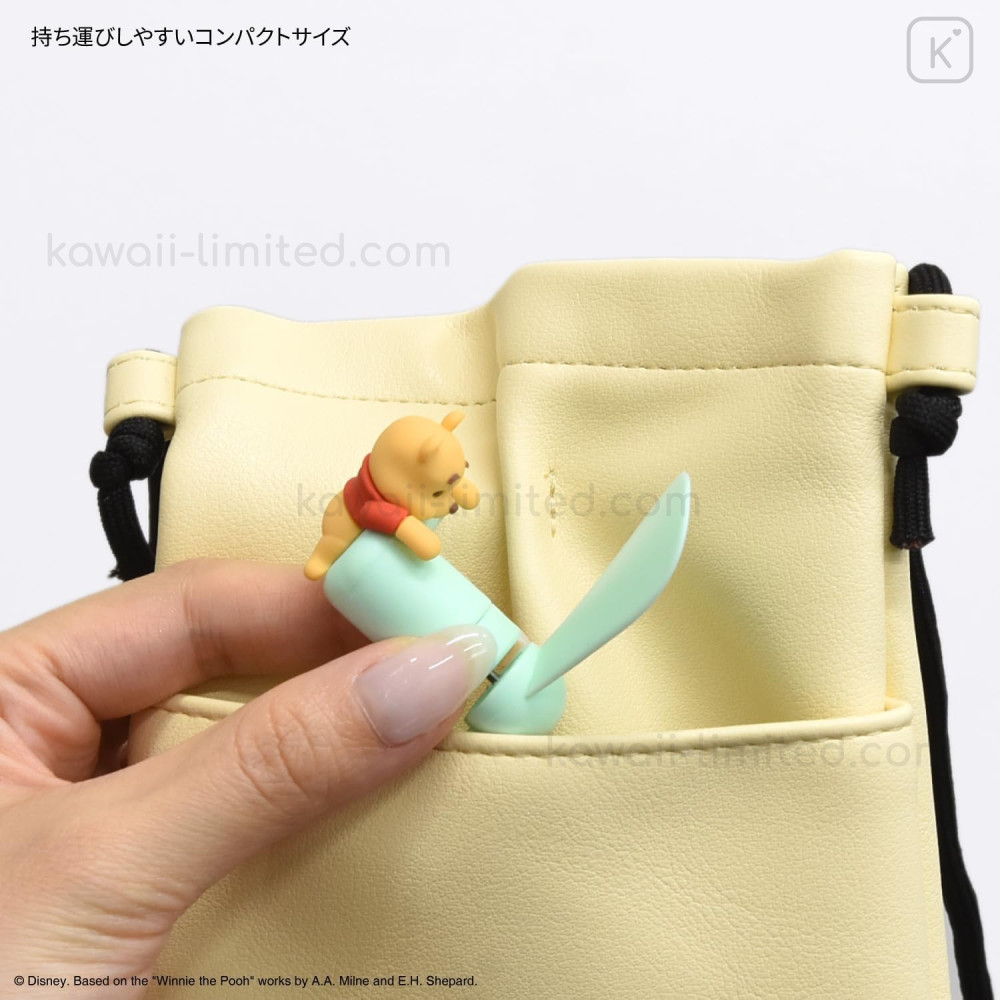 Japan Disney USB Type-C Mini Cool Fan - Pooh | Kawaii Limited