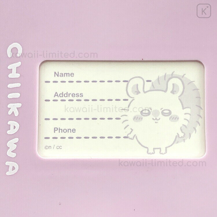 Japan Chiikawa Luggage Tag - Momonga : Happy Travel | Kawaii Limited