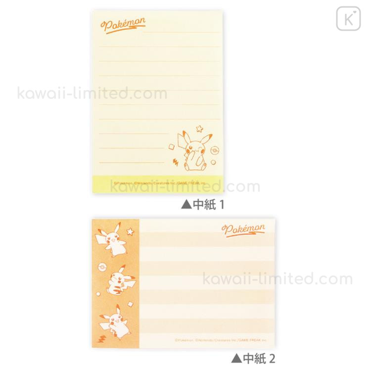 Japan Pokemon Mini Notepad - Pikachu : Color | Kawaii Limited