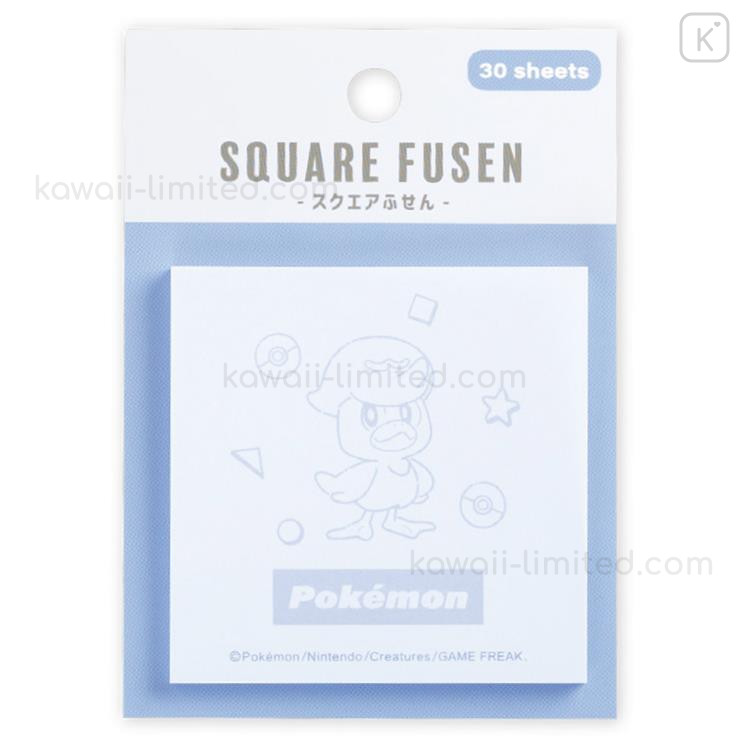 Japan Pokemon Square Fusen Sticky Notes - Quaxly : Color | Kawaii Limited