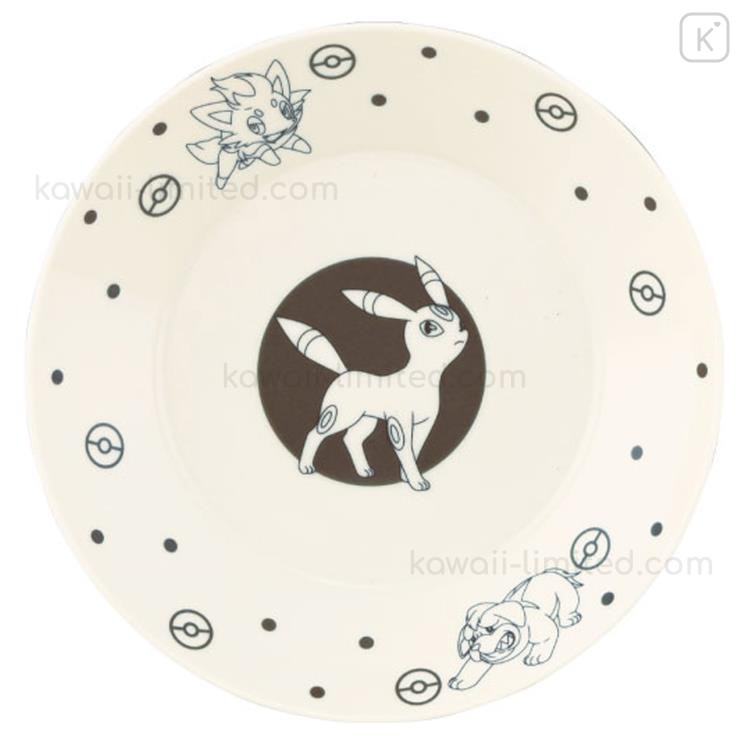 Japan Pokemon Curry & Pasta Plate - Dark Type Series Eevee Evolution ...