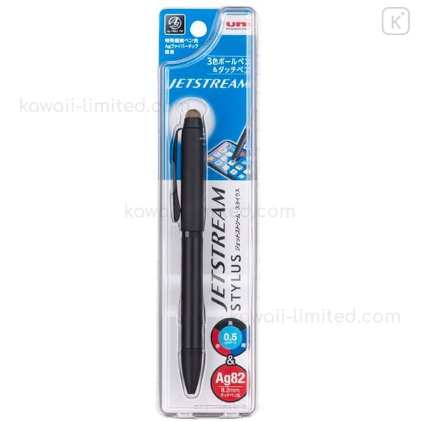 Japan Uni Jetstream Stylus 3 Color Multi Ballpoint Pen - 0.5mm Black ...