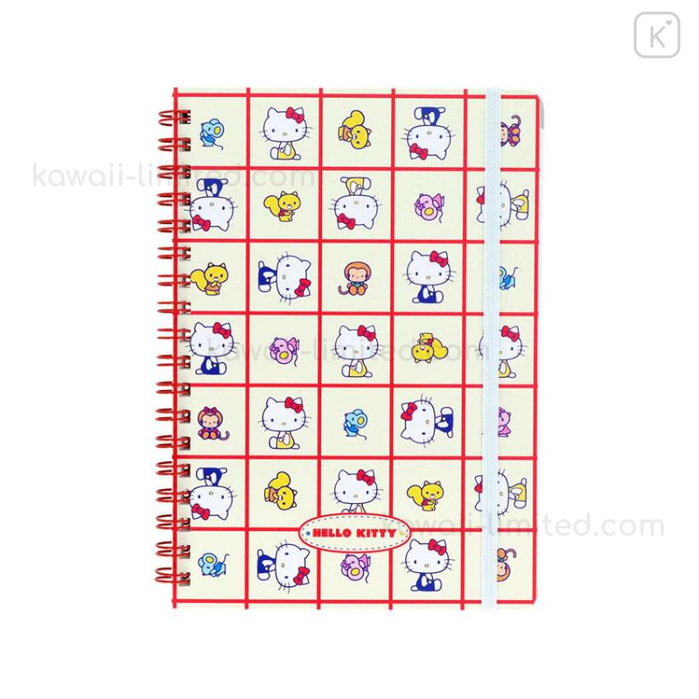 Japan Sanrio B6 Ring Notebook - Hello Kitty : Vintage Retro | Kawaii Limited