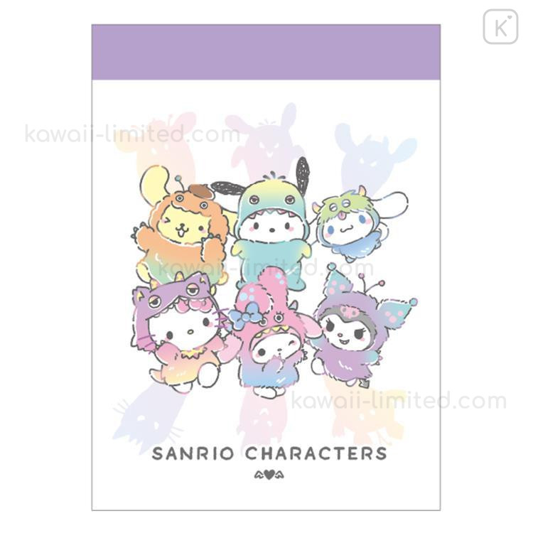 Japan Sanrio Mini Notepad - Characters Colorful Monster | Kawaii Limited