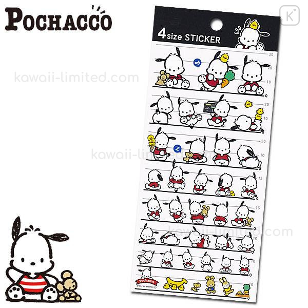 Japan Sanrio 4 Size Sticker - Pochacco | Kawaii Limited