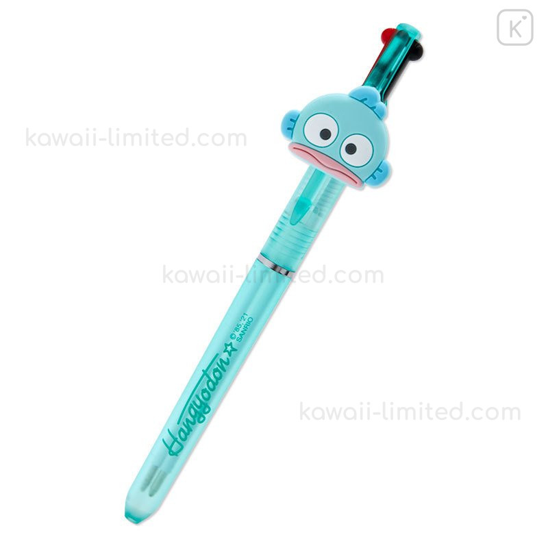 Japan Sanrio 2 Color Ball Pen - Hangyodon Face | Kawaii Limited