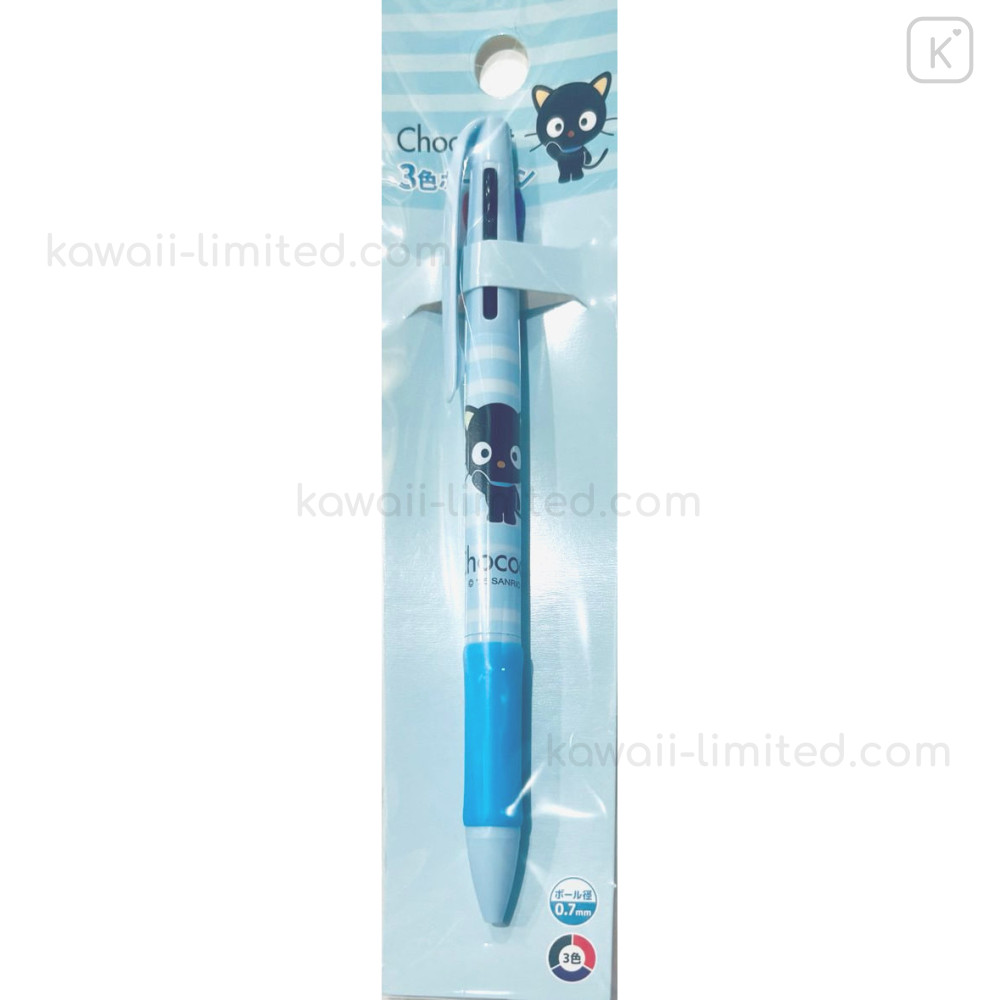 Japan Sanrio 3 Color Multi Ball Pen - Chococat : Blue | Kawaii Limited