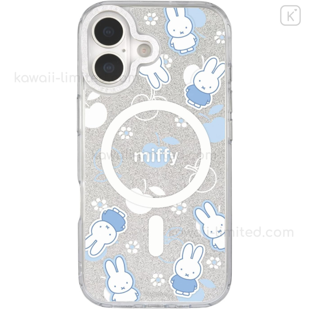 Japan Miffy Camera Frame iPhone 17 Case with MagSafe - Flower Blue ...