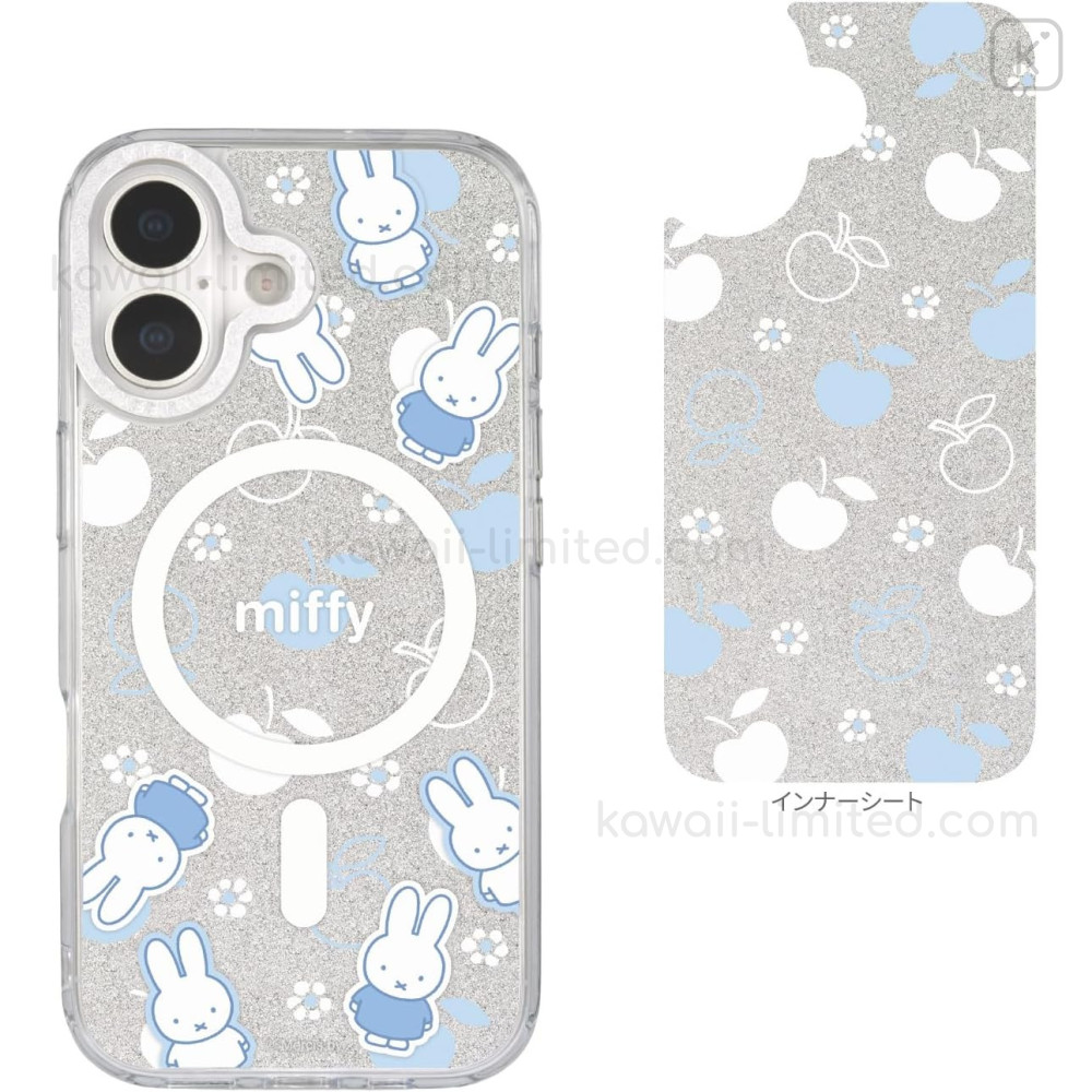 Japan Miffy Camera Frame iPhone 17 Case with MagSafe - Flower Blue ...