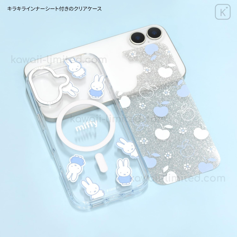 Japan Miffy Camera Frame iPhone 17 Case with MagSafe - Flower Blue ...