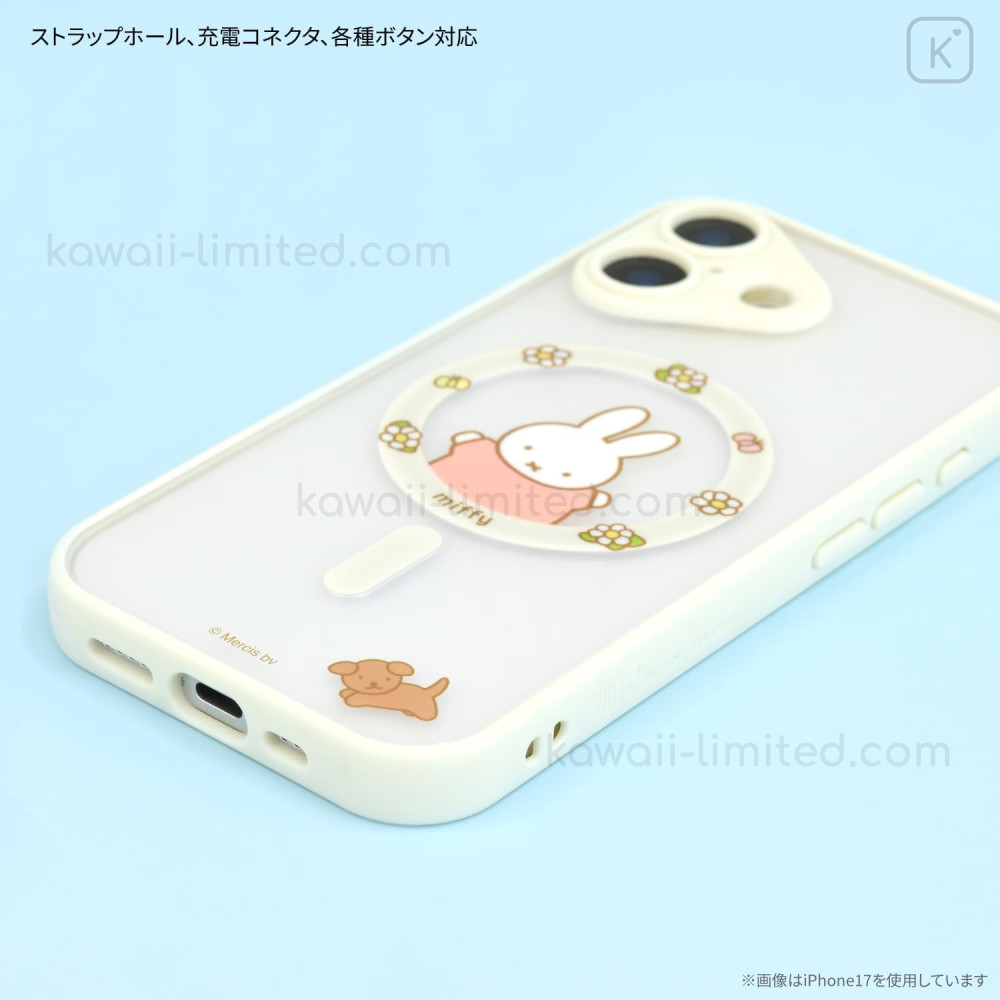 Japan Miffy IIIIfit Plump Frame iPhone 17 Pro Case with MagSafe ...