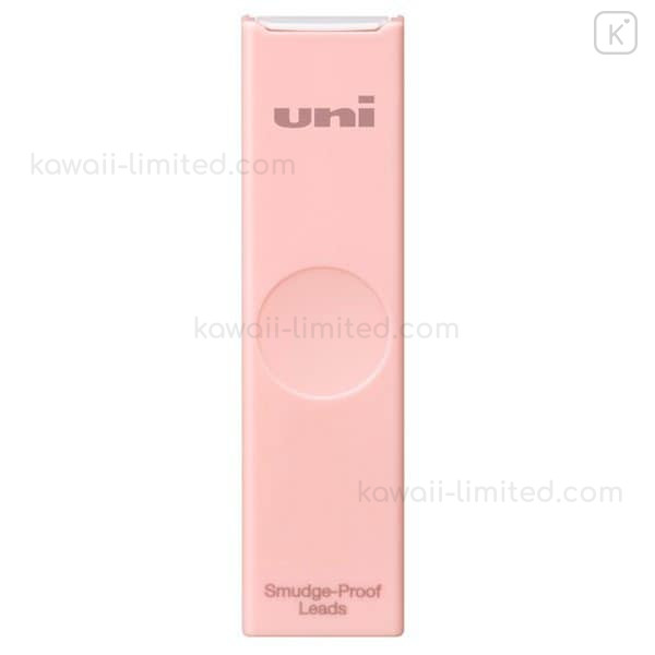 Japan Uni Smudge Proof Leads Color Case - 0.5mm HB Pink | Kawaii Limited