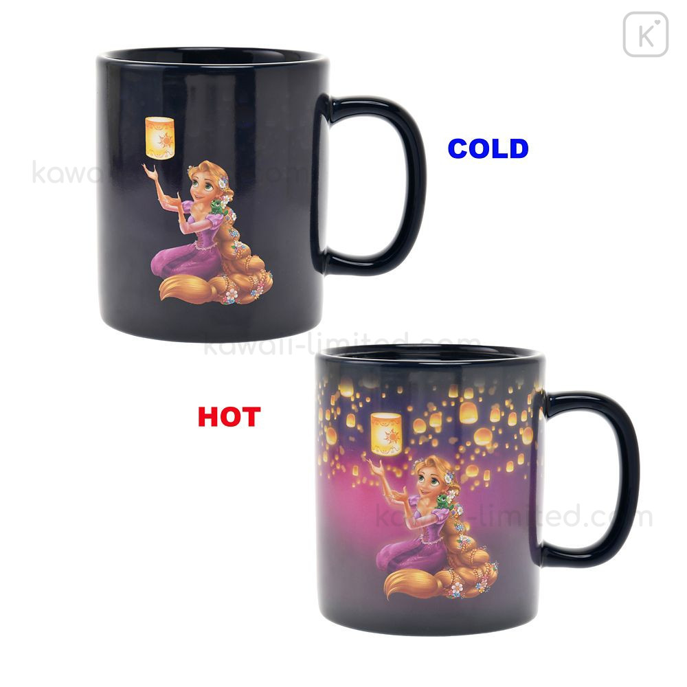 Japan Disney Store Color Change Mug - Rapunzel : Lantern Night | Kawaii ...