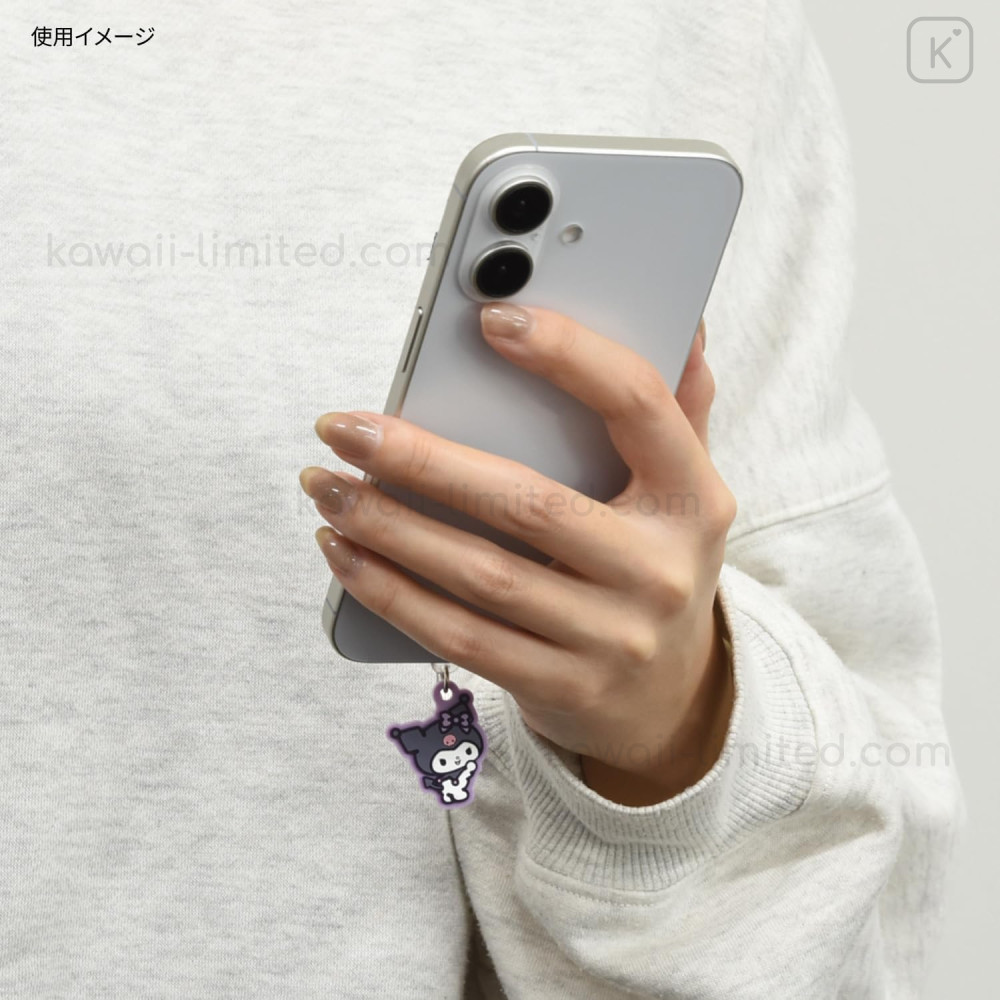 Japan Sanrio USB Type-C Connector Charm - Kuromi | Kawaii Limited