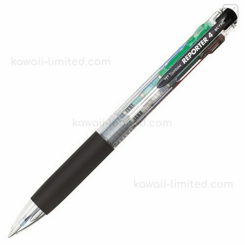 Japan Tombow Reporter 4 Color Multi Ballpoint Pen - 0.7mm Clear ...