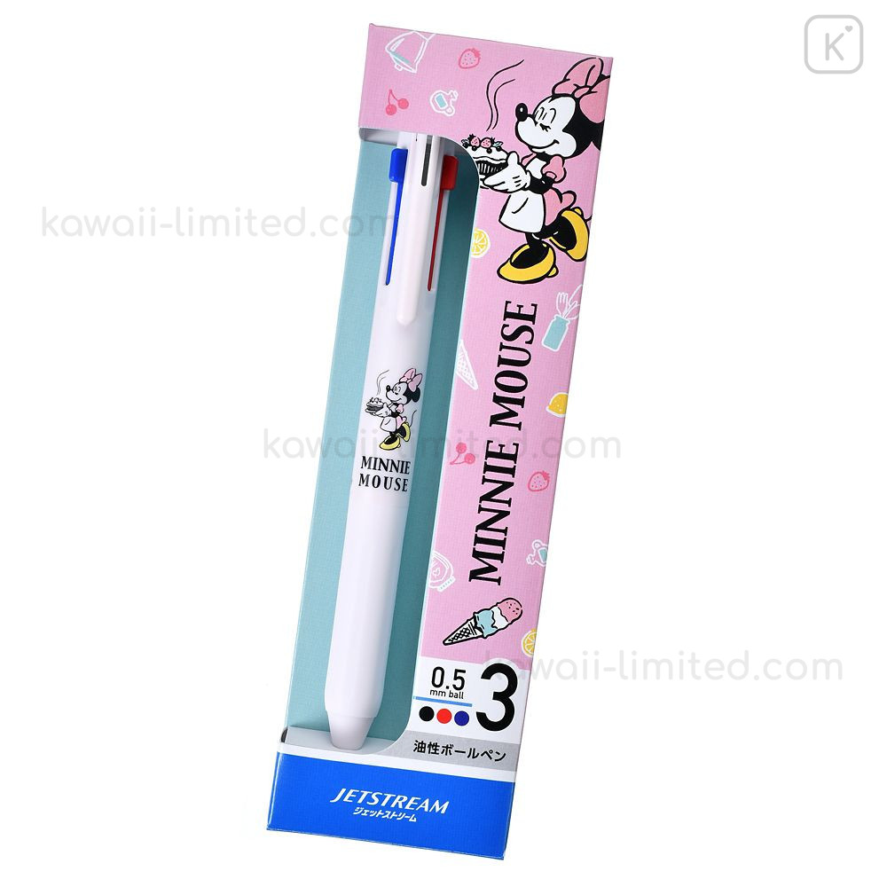 Japan Disney Store Jetstream New 3 Color Multi Ballpoint Pen - Minnie ...