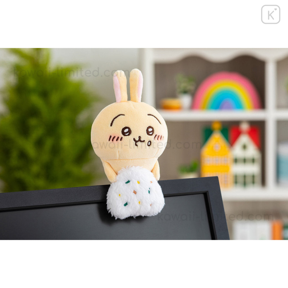 Japan Chiikawa Monitor Plush Toy - Usagi : Hook-and-loop Watching from ...