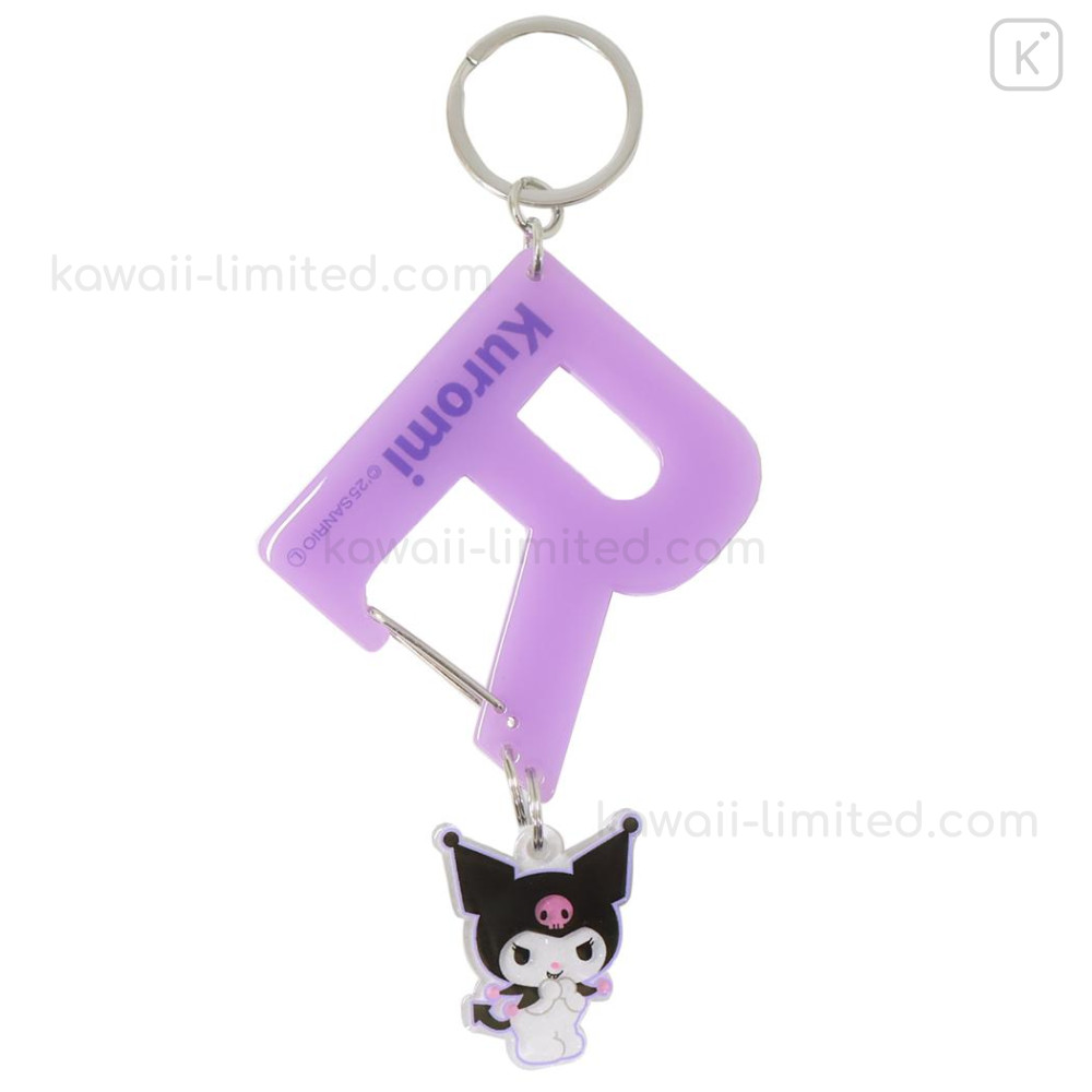 Japan Sanrio Acrylic Carabiner - Kuromi : Luminous Alphabet R | Kawaii ...