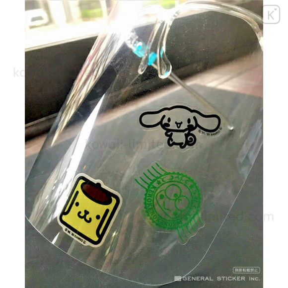 Japan Sanrio Line Art Transparent Sticker - Kuromi | Kawaii Limited