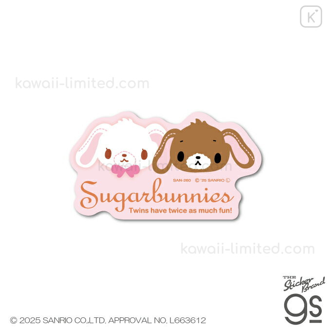 Japan Sanrio Die-cut Mini Sticker - Sugarbunnies : Face | Kawaii Limited