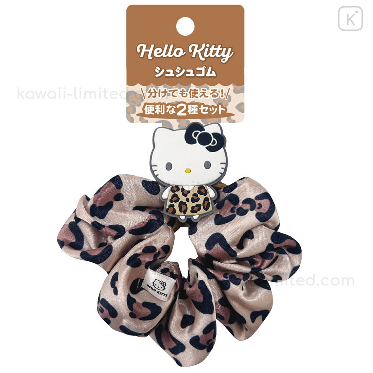 Japan Sanrio Hair Scrunchie - Hello Kitty : Leopard | Kawaii Limited