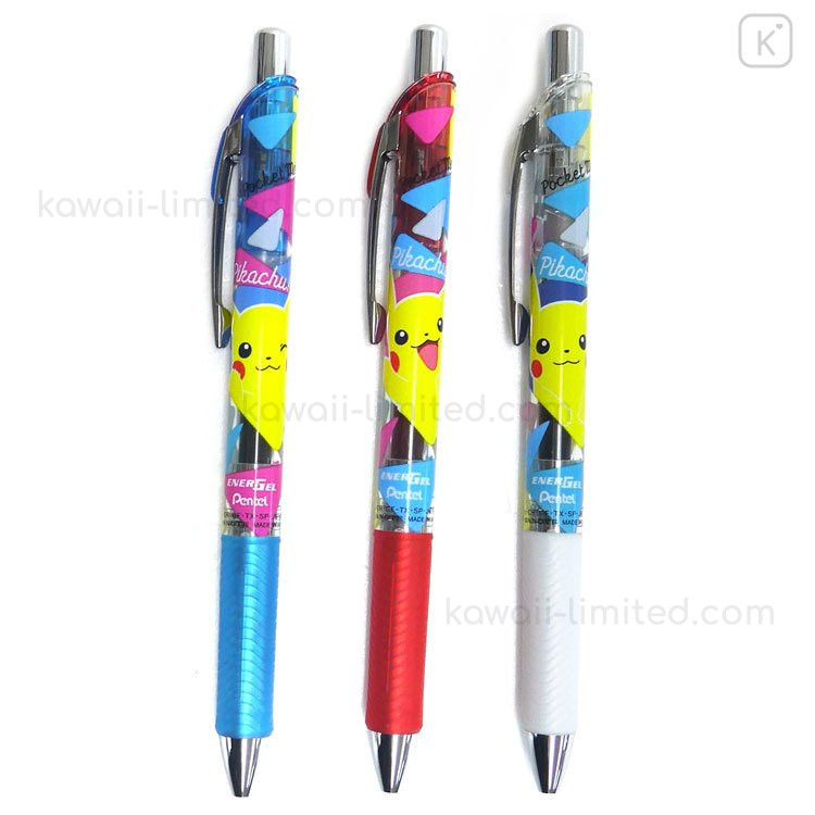 Japan Pokemon EnerGel Gel Pen Set - Pikachu | Kawaii Limited