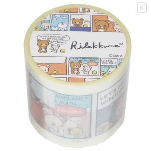 Japan San-X Yojo Masking Tape - Rilakkuma : Comic | Kawaii Limited
