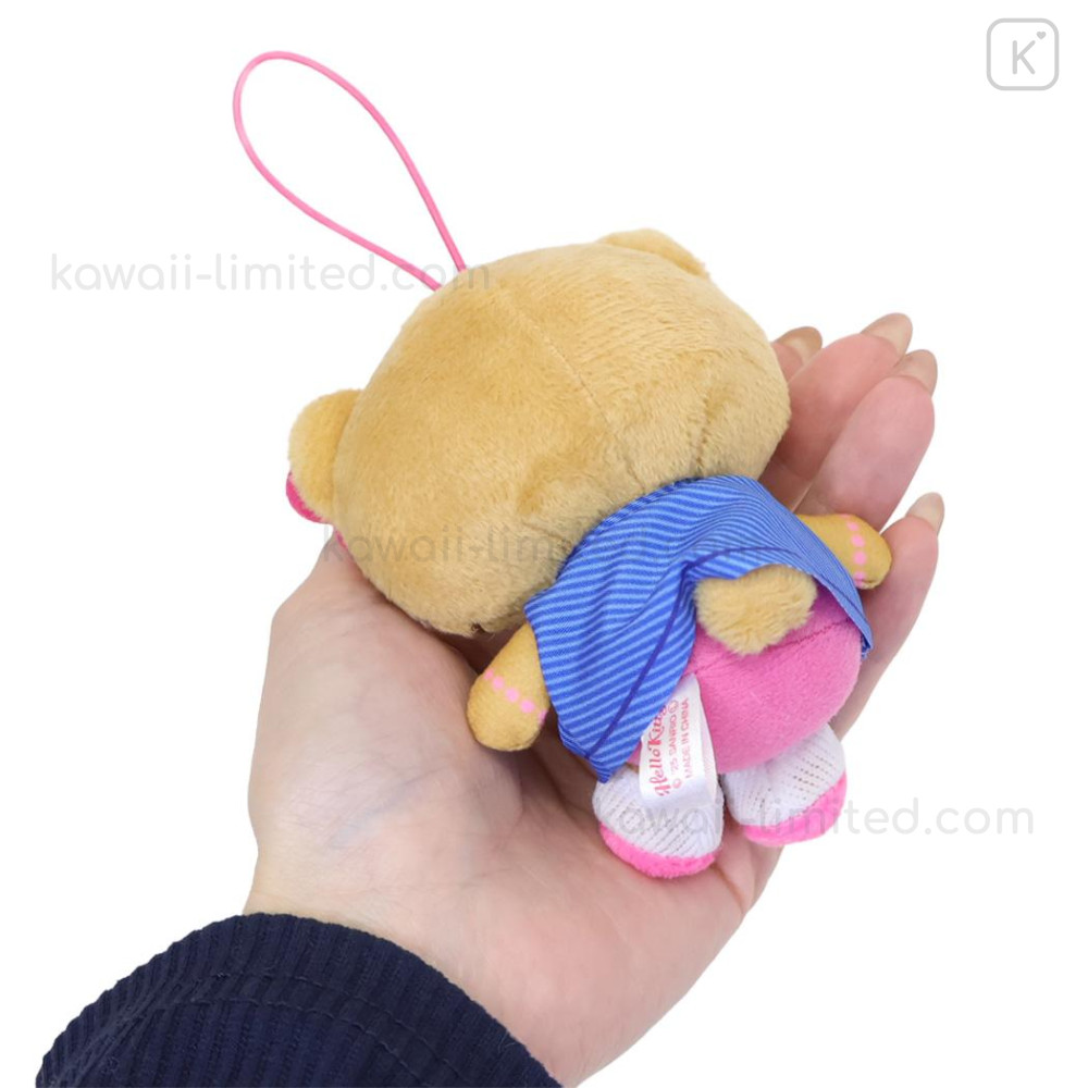 Japan Sanrio Petit Mini Mascot Holder - Hello Kitty : Heart Eyes Tan ...