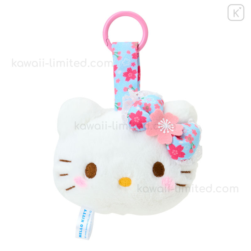 Japan Sanrio Plush Mascot with Carabiner Bag Charm - Hello Kitty ...