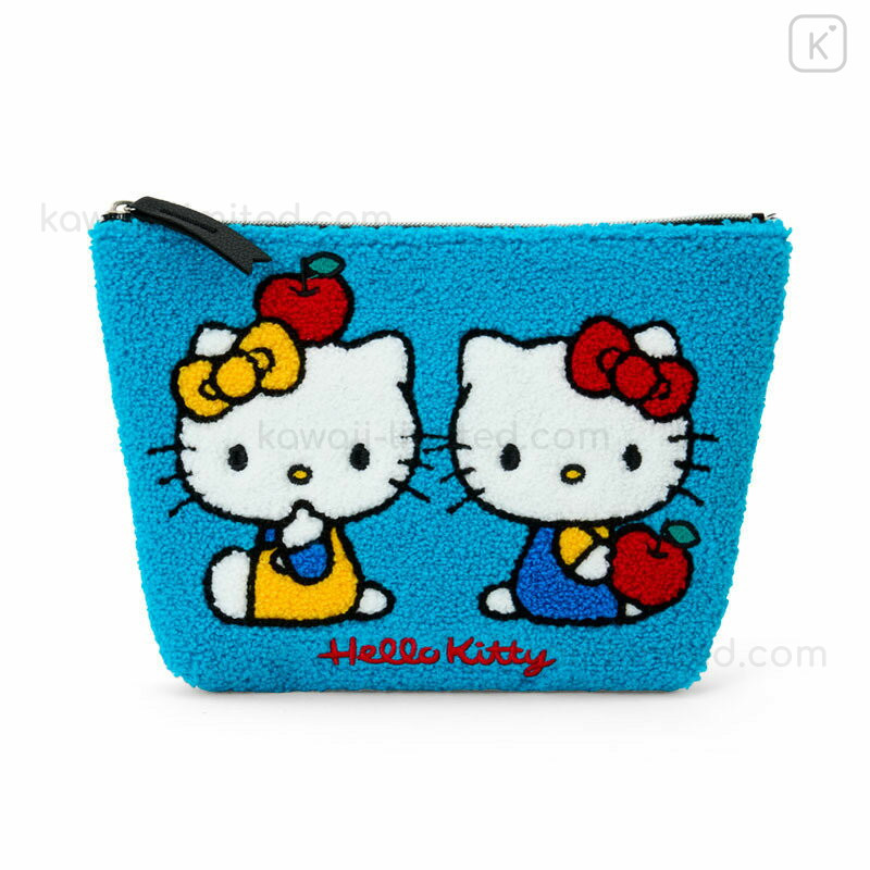 Japan Sanrio Sagara Embroidered Cosmetic Pouch - Hello Kitty & Hello ...
