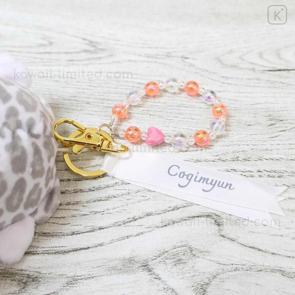 Japan Sanrio Plush Mascot Bag Charm - Cogimyun : Leopard Bear Ribbon ...