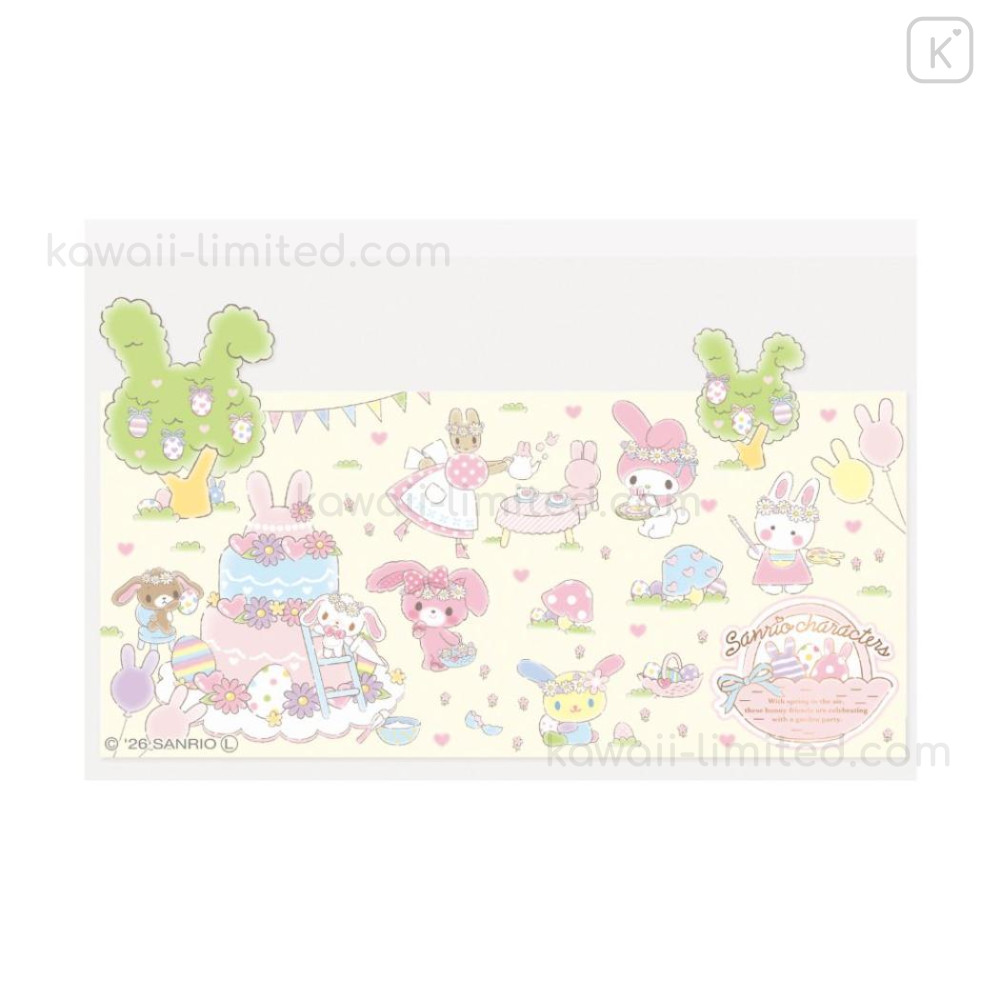 Japan Sanrio Clear Pass Case Card Sleeve Set - Characters Easter Rabbit ...